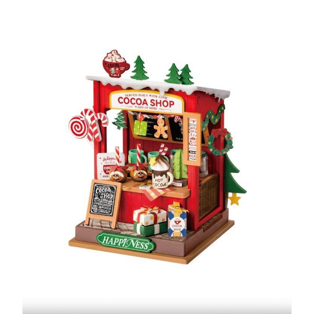 Robotime - Christmas Cocoa shop, 3D slagalica - DS042 | Minimals