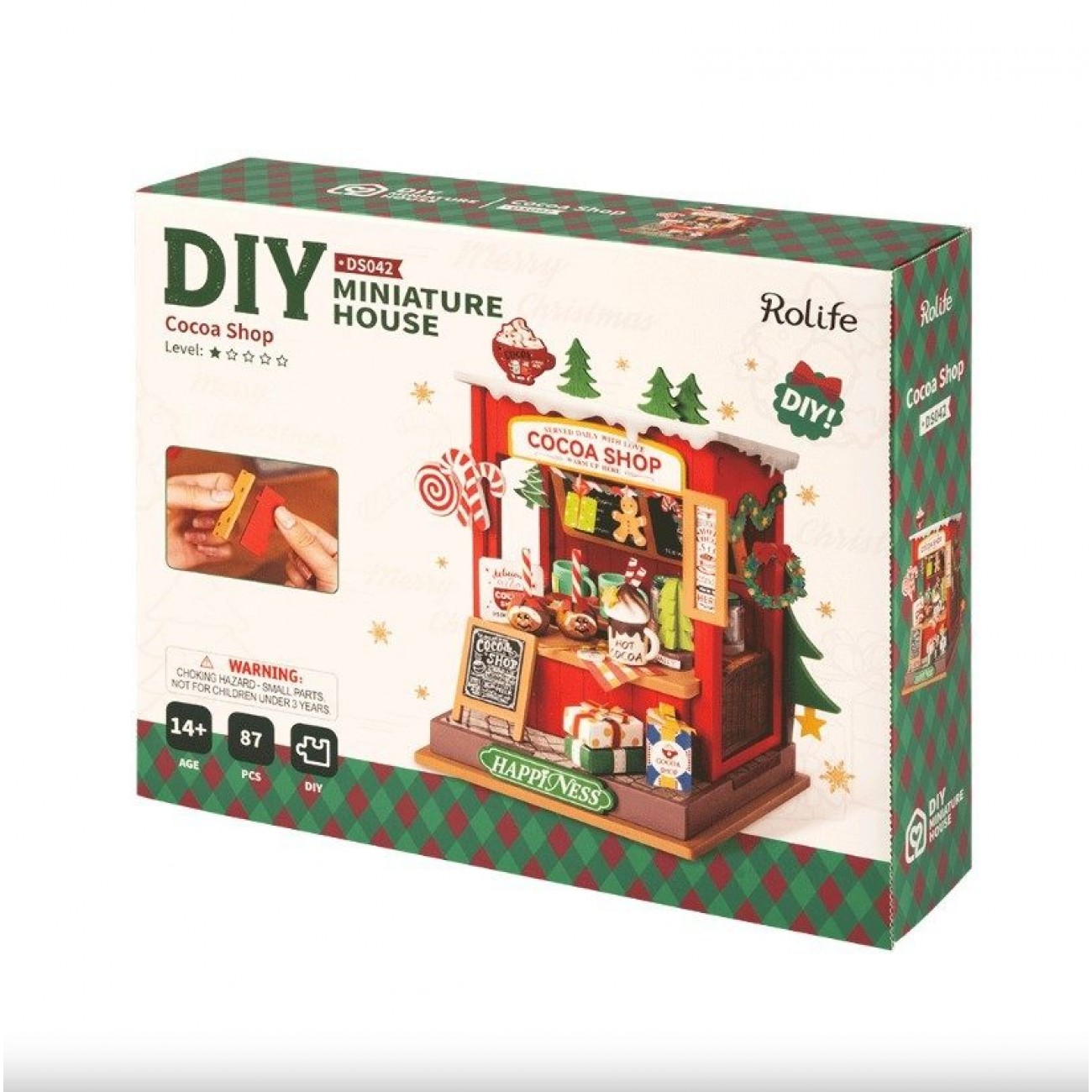 Robotime - Christmas Cocoa shop, 3D slagalica - DS042 | Minimals