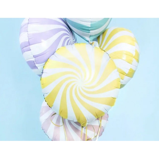 Party Deco - Balon Candy žuti - FB20P-103 | Minimals